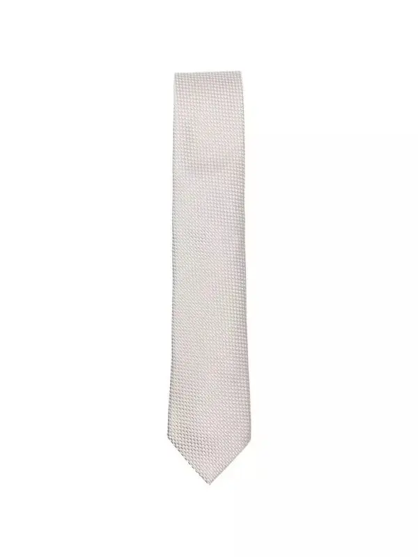 Zegna Textured-finish Tie - Neutrals