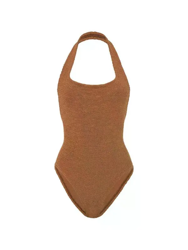 Hunza G Sandy One Piece Swimsuit - Neutrals