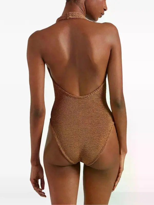 Hunza G Sandy One Piece Swimsuit - Neutrals