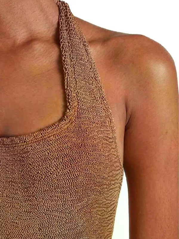 Hunza G Sandy One Piece Swimsuit - Neutrals
