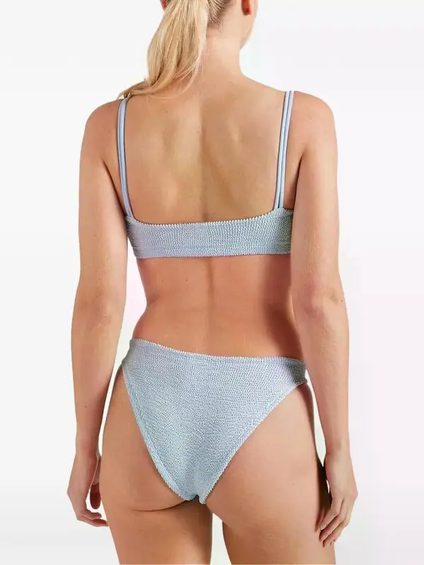 Hunza G Cassie Beaded Crinkle Bikini