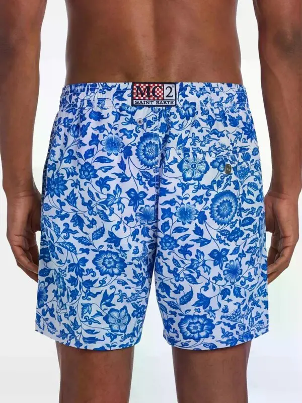 MC2 SAINT BARTH Floral-print Swim Shorts