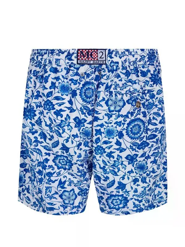 MC2 SAINT BARTH Floral-print Swim Shorts
