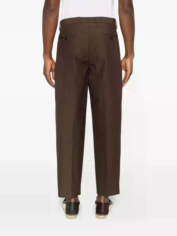 BRIGLIA 1949 Arnos Pleated Trousers - Brown