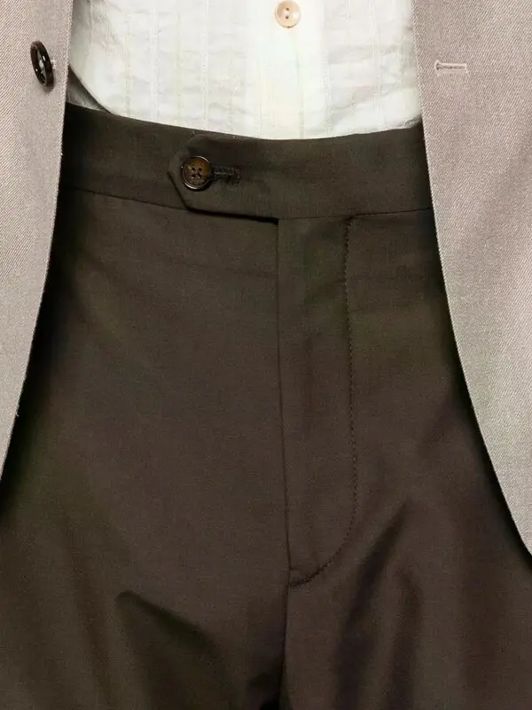 BRIGLIA 1949 Arnos Pleated Trousers - Brown