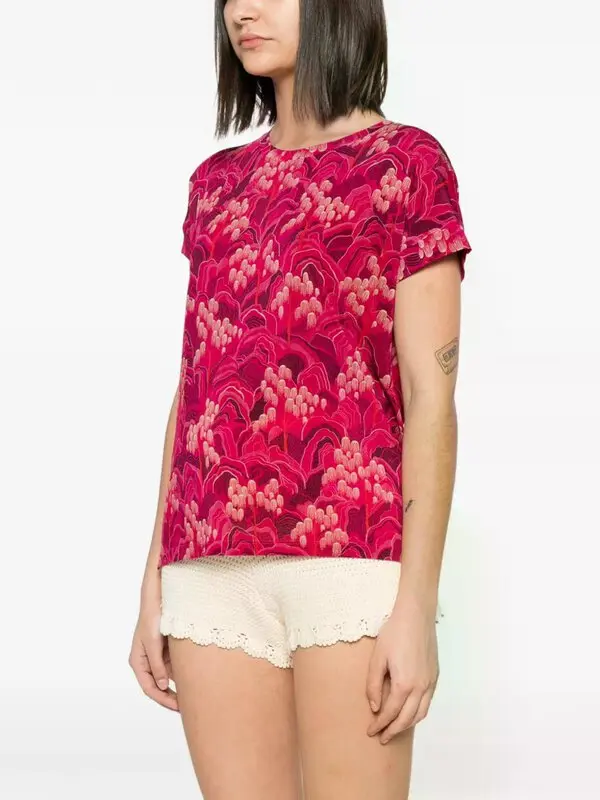 SIYU Floral-print T-shirt