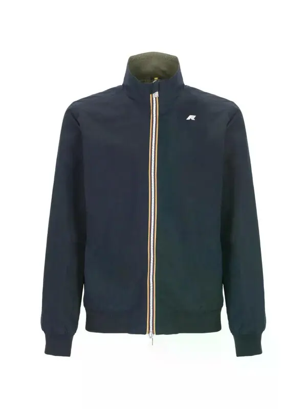 K-WAY Arsene Reversible Logo-patch Jacket - Blue