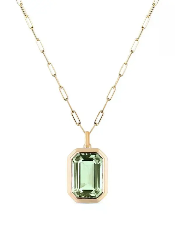 Goshwara Manhattan Prasiolite Necklace - Gold
