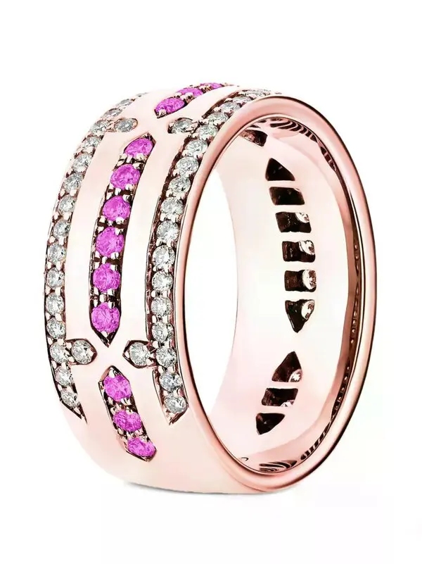 Goshwara G-classics Diamond And Sapphire Ring - Pink