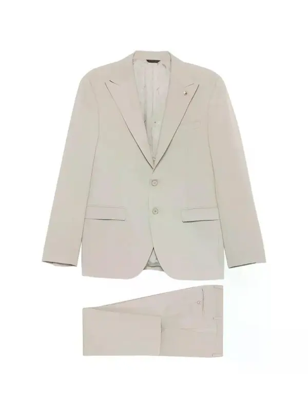 MANUEL RITZ Single-breasted Peak-lapel Suit
