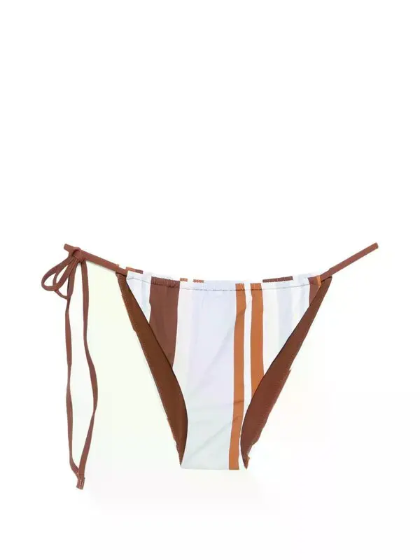 SIR. Marais Striped-pattern Bikini Bottoms - Brown