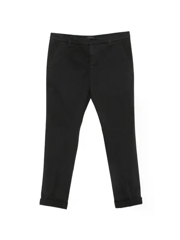 DONDUP Tapered Trousers - Black