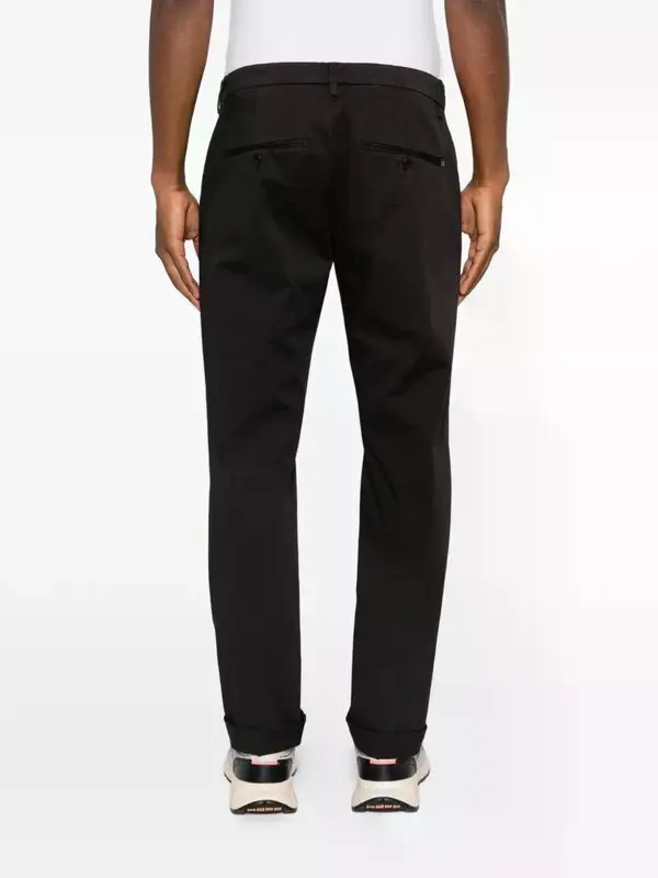 DONDUP Tapered Trousers - Black