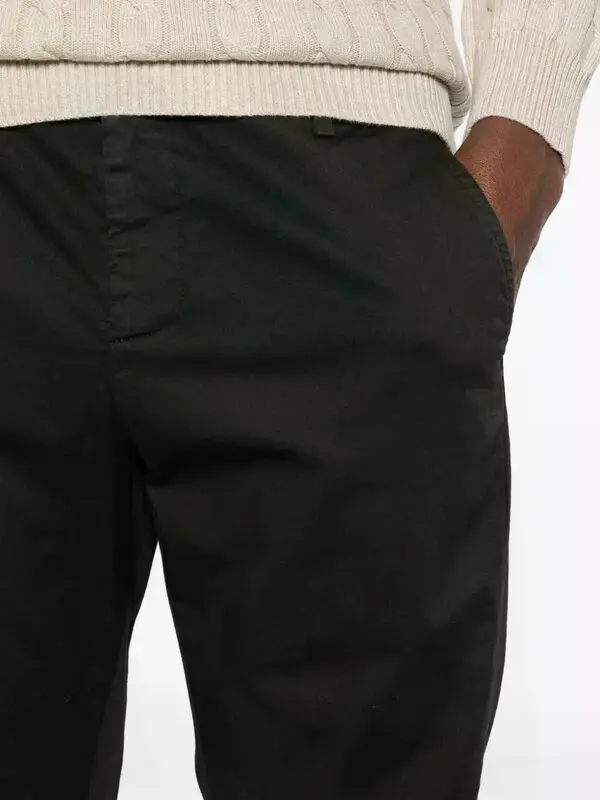 DONDUP Tapered Trousers - Black