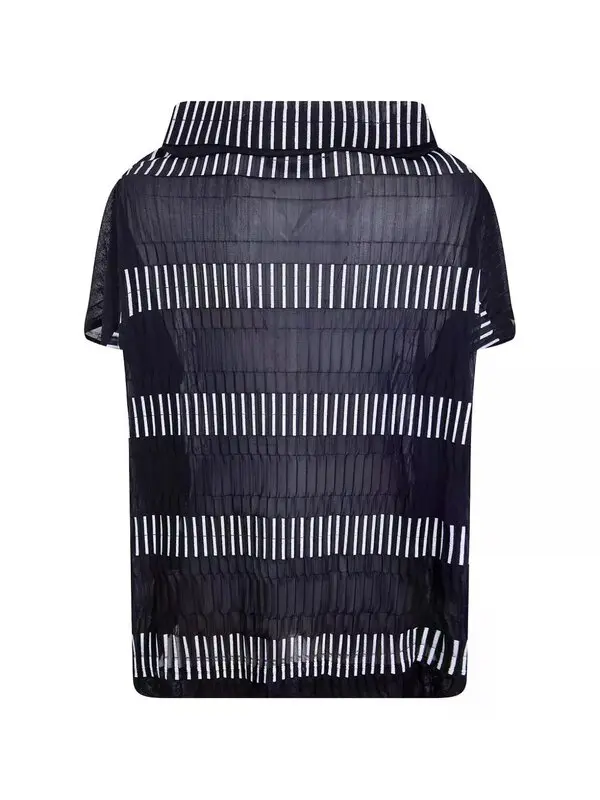 PIERANTONIOGASPARI Stripe-pattern Textured Top