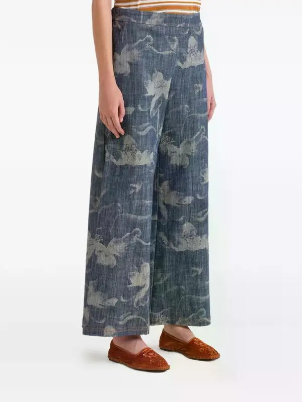 Malìparmi Floral-print Trousers