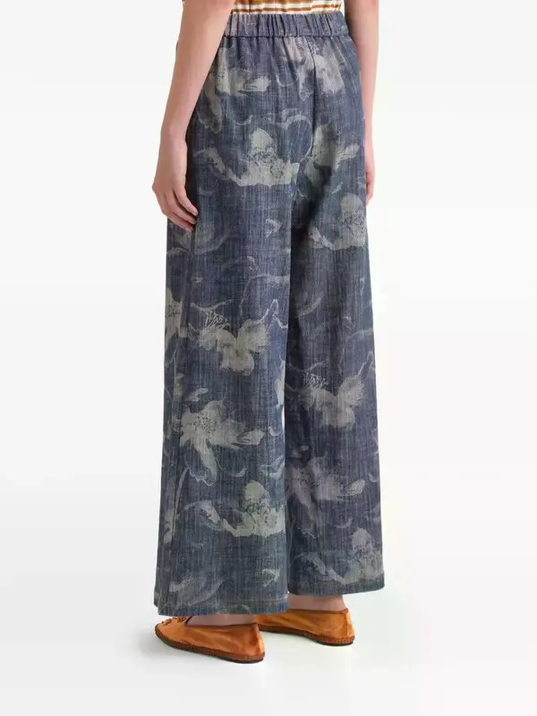 Malìparmi Floral-print Trousers
