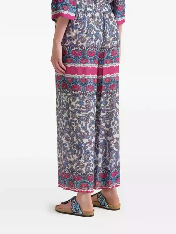 Malìparmi Paisley Print Trousers