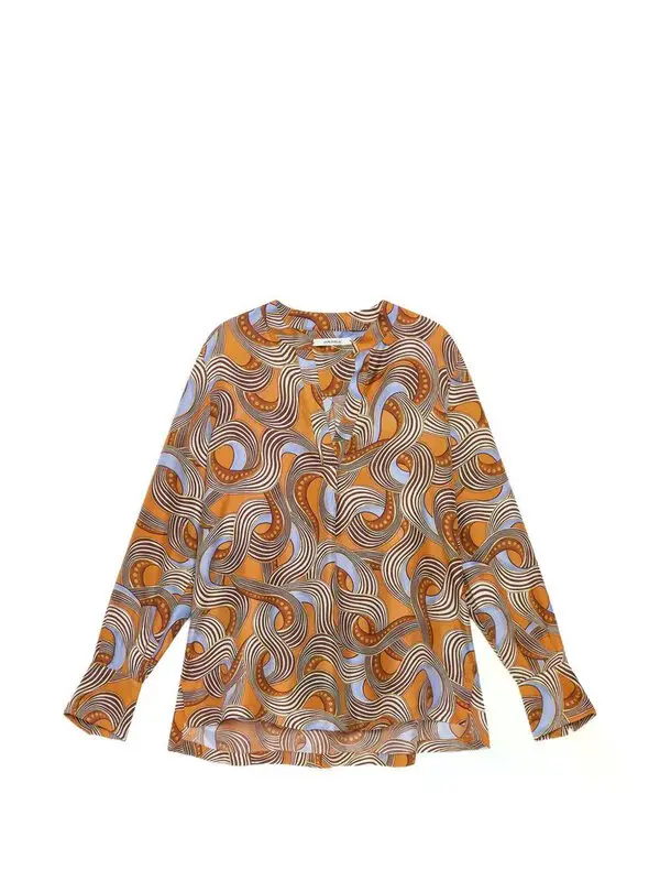 Malìparmi V-neck Long Sleeve Shirt
