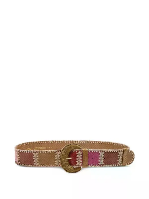 Malìparmi Patchwork Belt - Neutrals