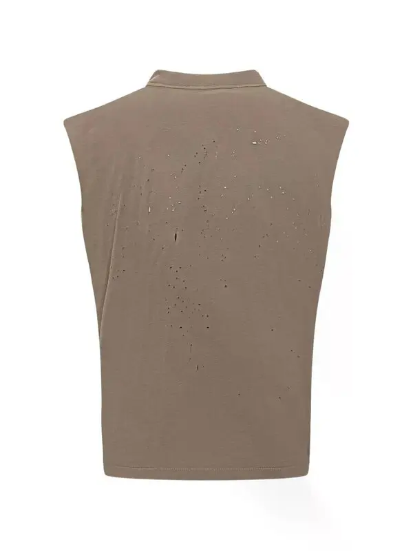 Satisfy Mothtech Distressed-effect T-shirt