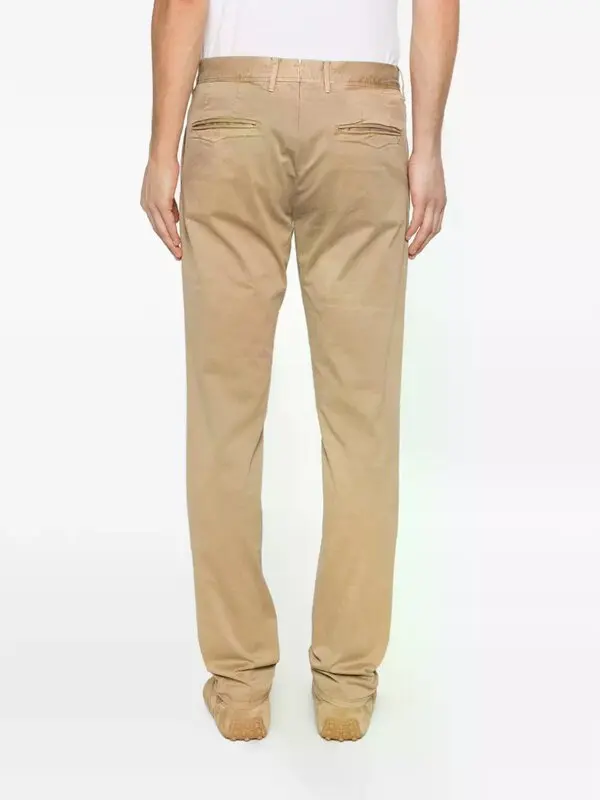 Incotex Slim-cut Twill Trousers - Neutrals