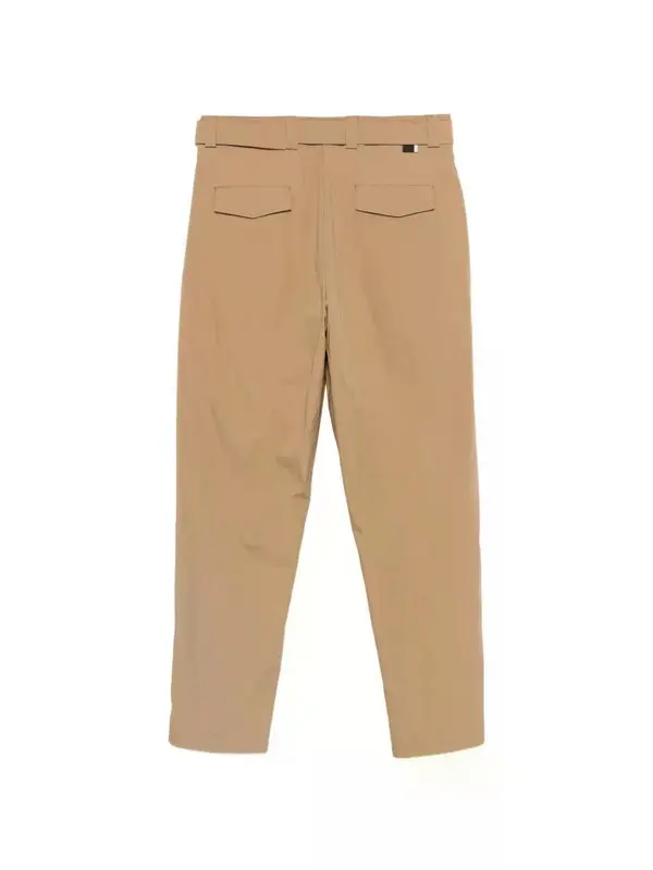 LOW BRAND Virgil Belted Trousers - Neutrals