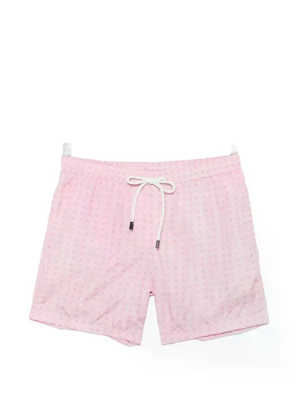 BARBA NAPOLI Floral-print Swim Shorts - Pink