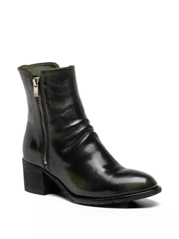 Officine Creative Denner Leather Boots - Black