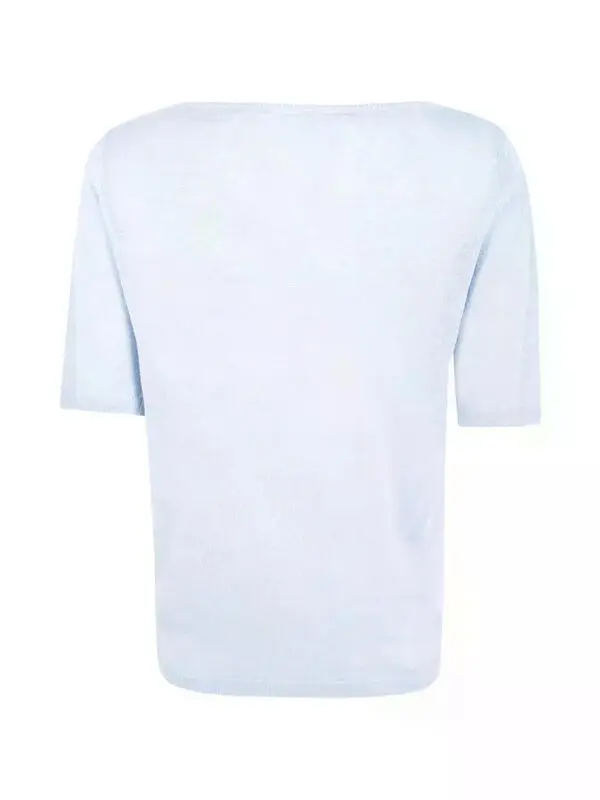Majestic Filatures Fine-knit Boat-neck T-shirt