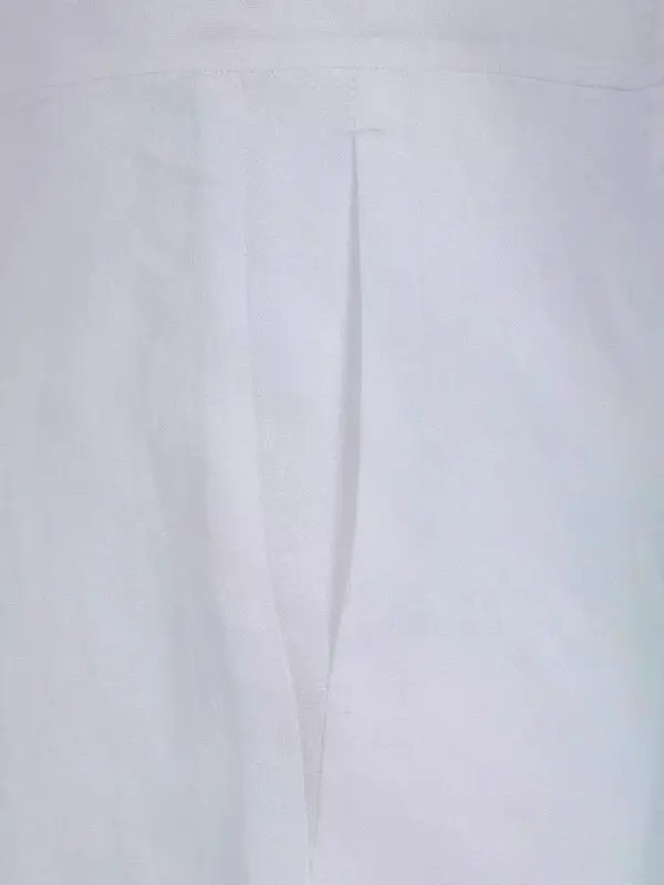 Max Mara Wide-leg Linen Trousers - White