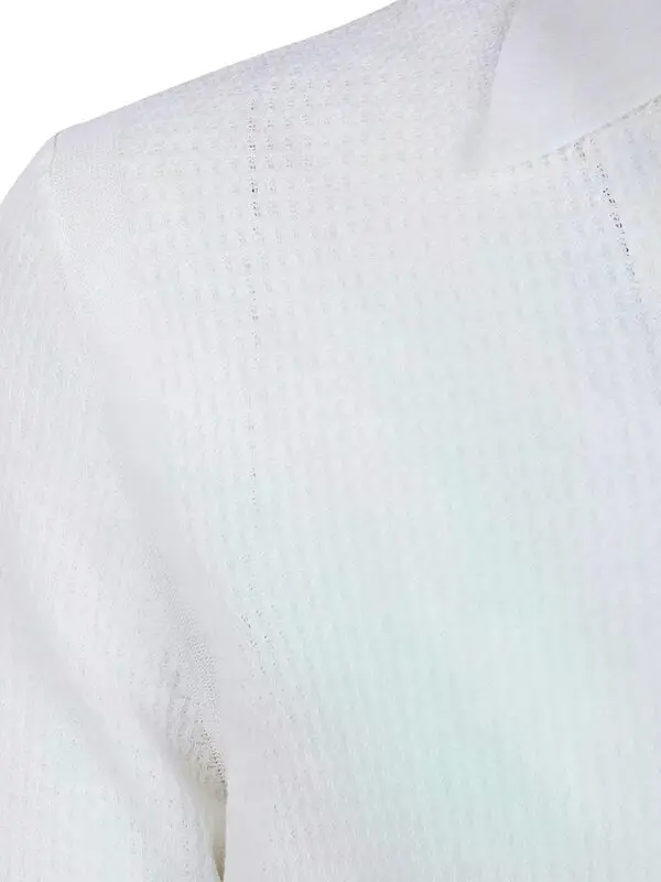 BALLANTYNE Waffle-knit T-shirt - White