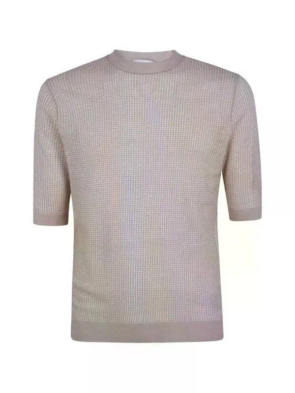 BALLANTYNE Waffle-knit Cotton T-shirt