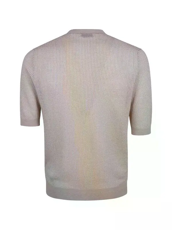BALLANTYNE Waffle-knit Cotton T-shirt