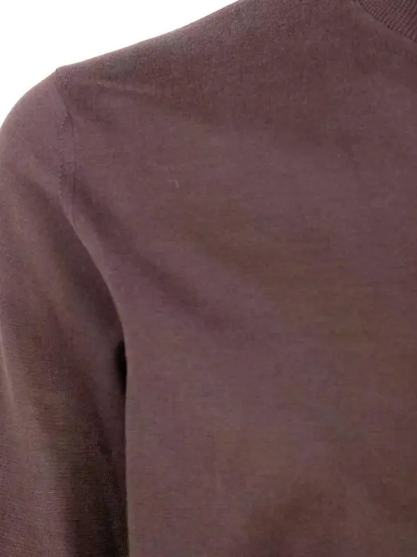 FILIPPO DE LAURENTIIS Fine-knit Long-sleeved Sweater - Brown