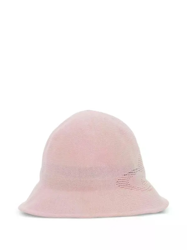 VIVIENNE WESTWOOD Orb-motif Pointelle-knit Bucket Hat - Pink