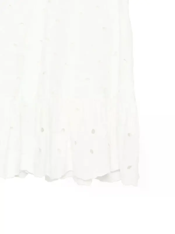 Vivetta Broderie-anglaise Ruffled Mini Dress