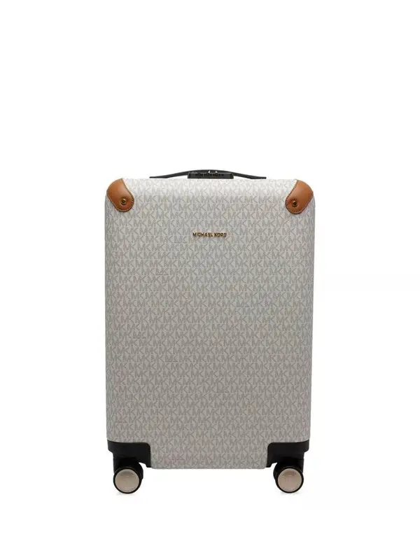 Michael Kors Logo-print Suitcase - Neutrals