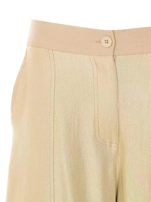TWINSET Cuffed Cargo Trousers - Neutrals