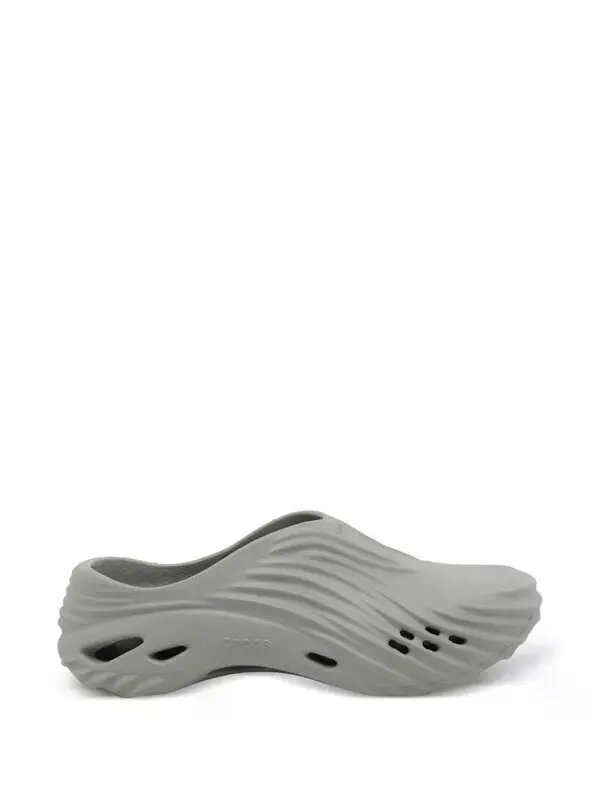 CROCS U-shaped Echo Wave Slides - Grey
