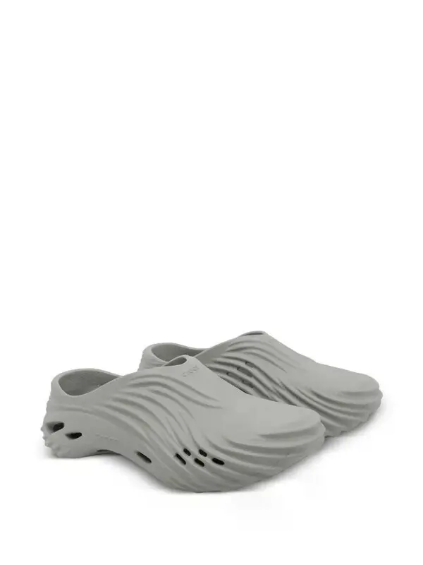 CROCS U-shaped Echo Wave Slides - Grey