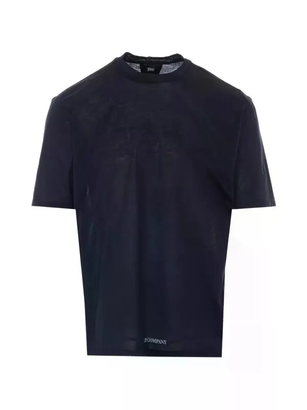 C.P. COMPANY Logo-print Jersey T-shirt - Black