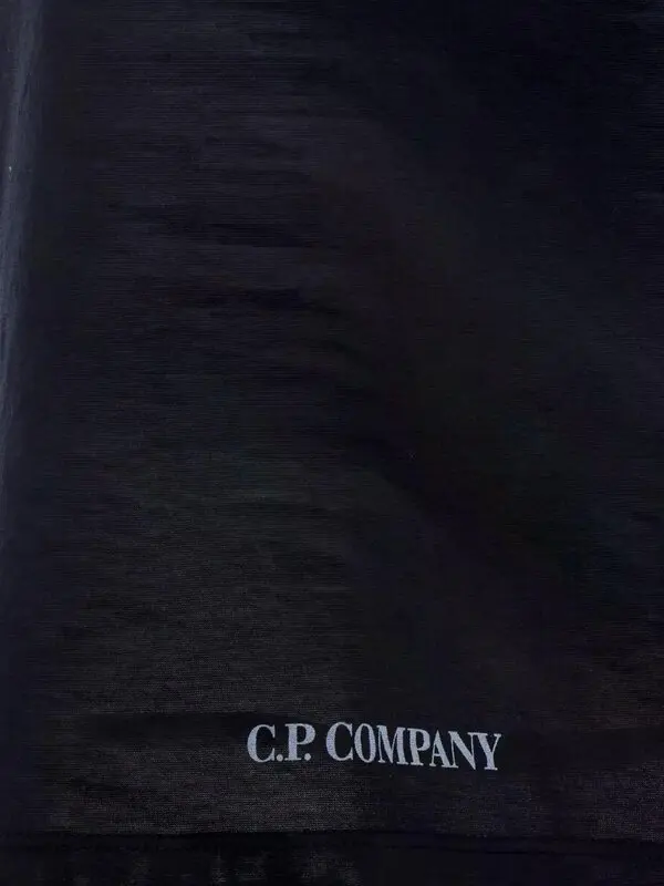 C.P. COMPANY Logo-print Jersey T-shirt - Black