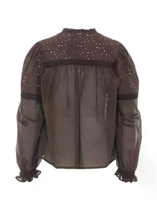 TWINSET Embroidered Cotton Blouse