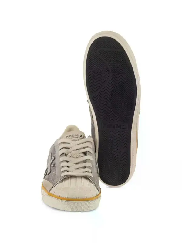 Premiata Steven 8050 Logo-patch Sneakers - Blue