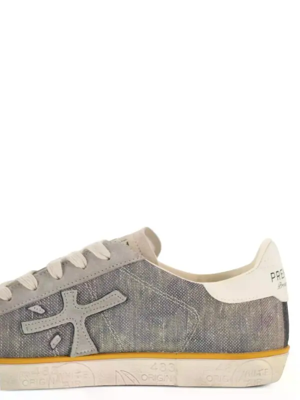 Premiata Steven 8050 Logo-patch Sneakers - Blue