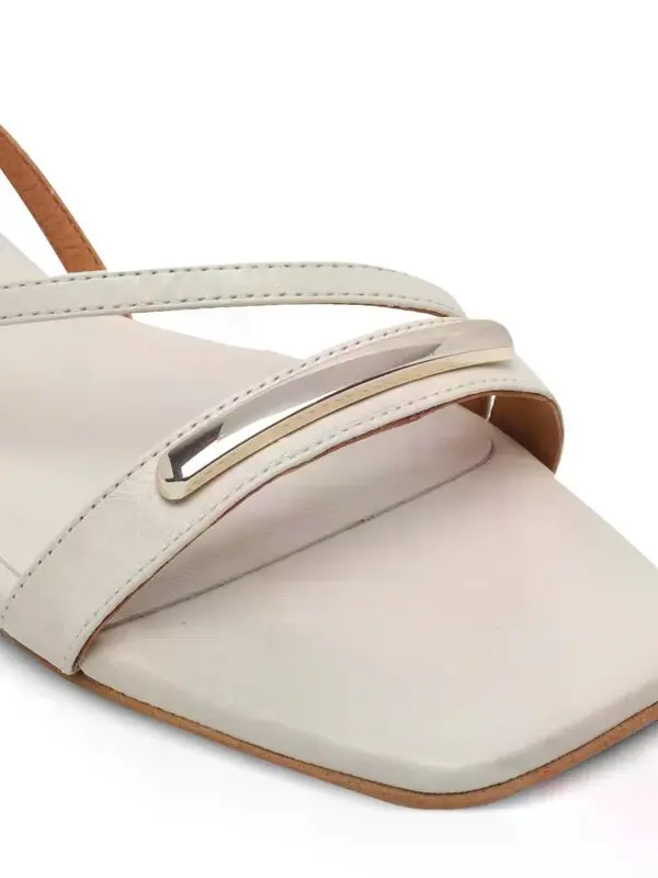ANGEL ALARCON Greta Leather Sandals