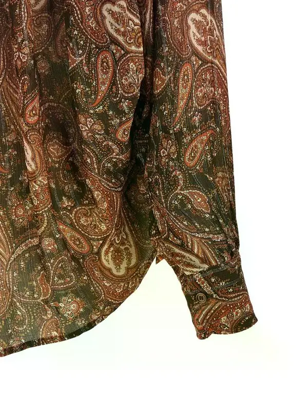 Andamane Rania Paisley-print Shirt - Brown
