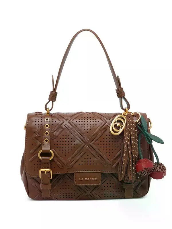 LA CARRIE Labyrinth Atena Leather Shoulder Bag