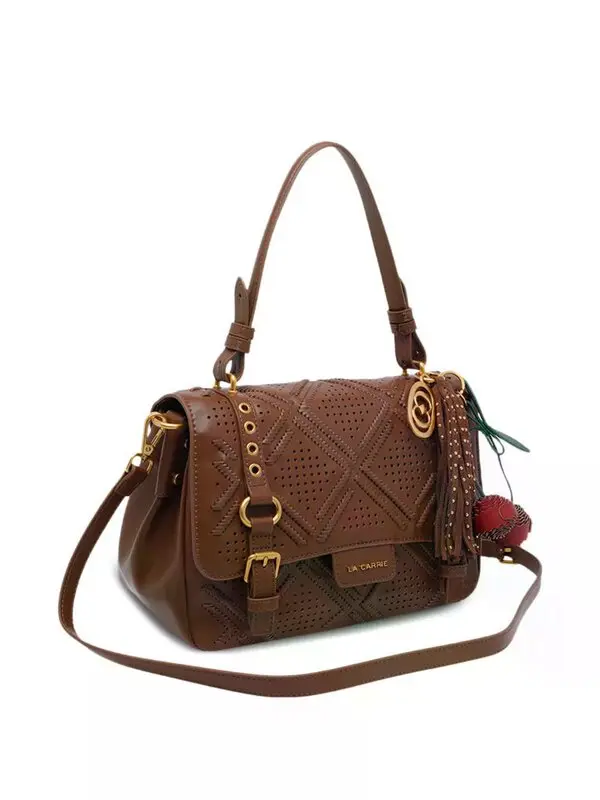 LA CARRIE Labyrinth Atena Leather Shoulder Bag
